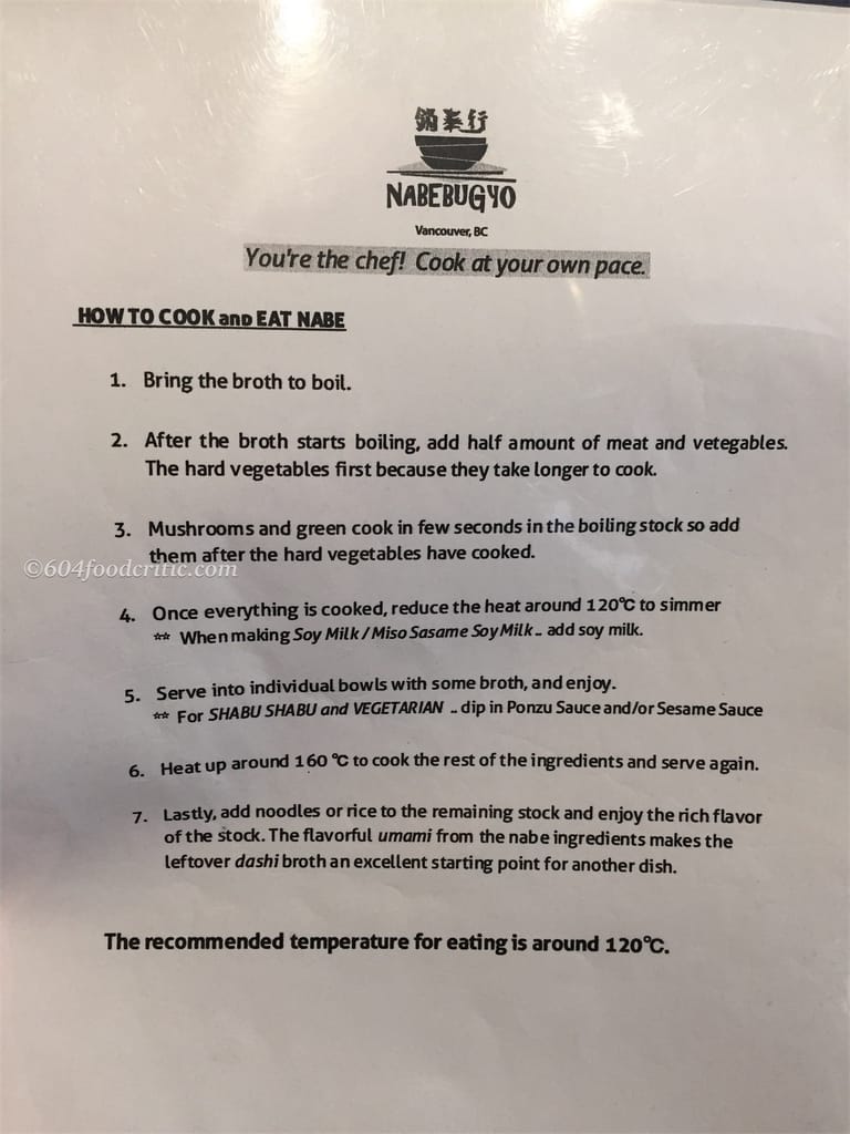 Best Japanese Individual Hot Pot in Vancouver - 604 Food Critic